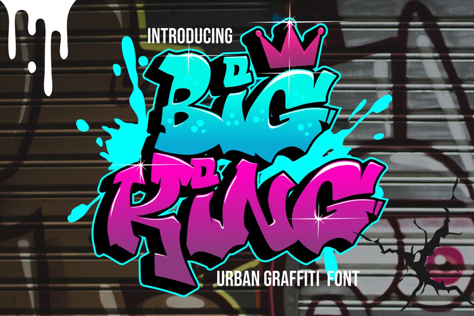 Big king – graffiti font - Cikareotype