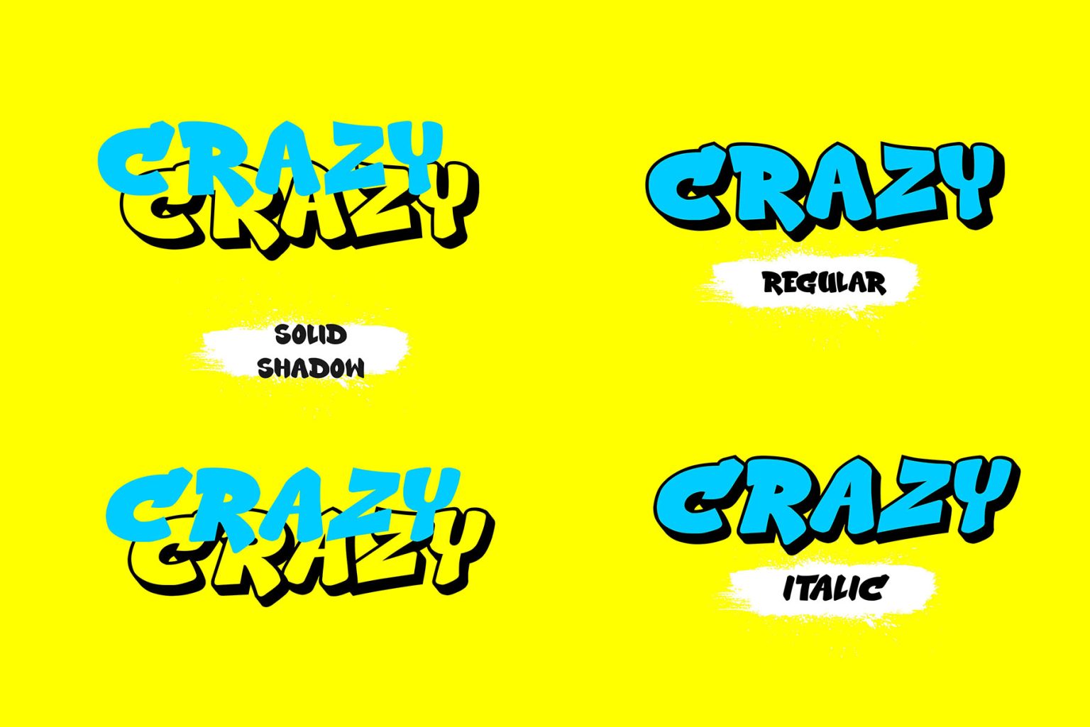 Urban Crazy – 3d Layered Graffiti Font - Cikareotype