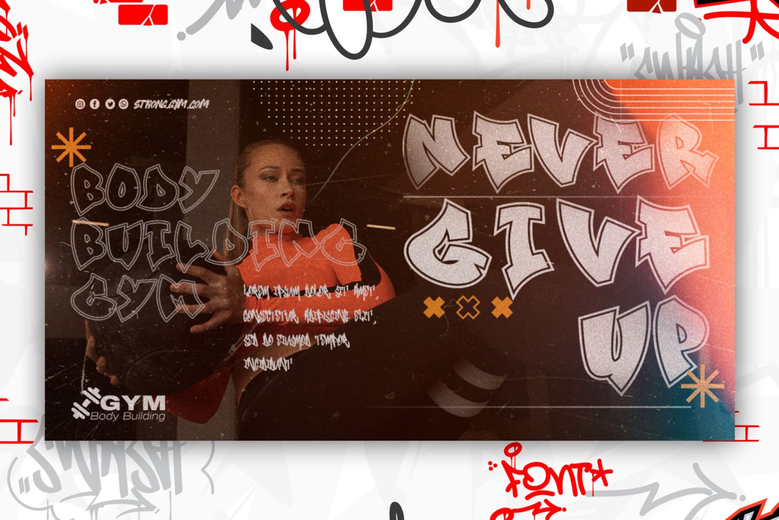 Street Echos – Outlined Graffiti Font - Cikareotype
