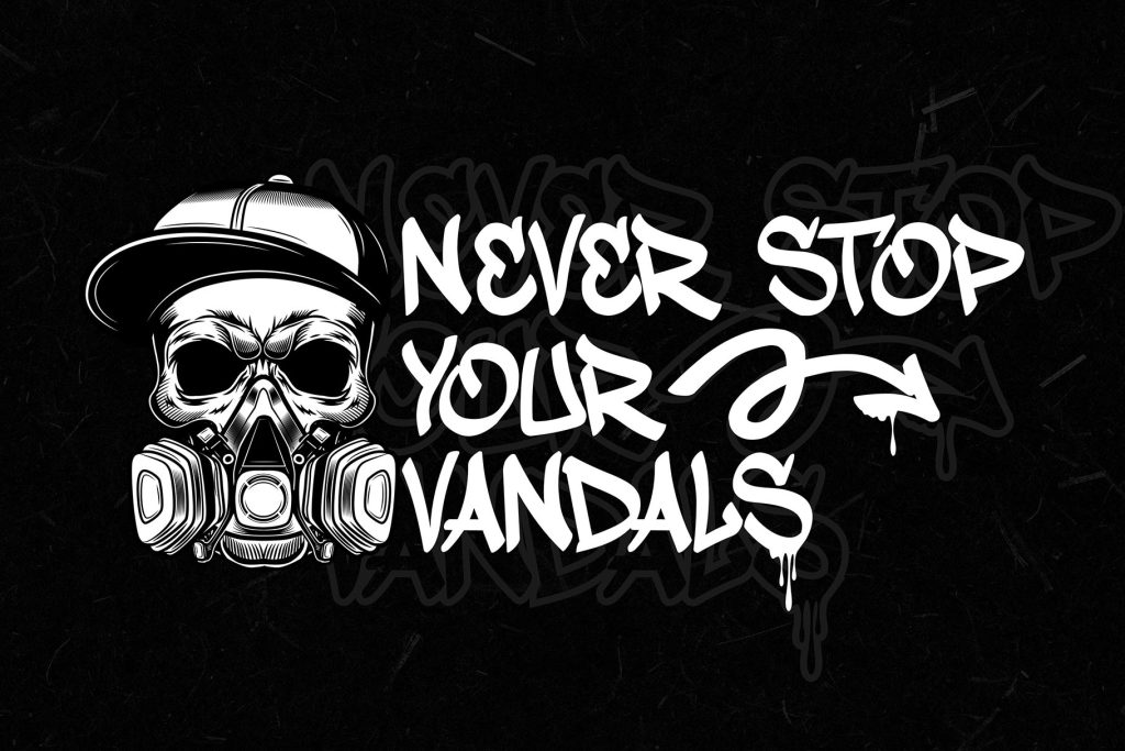 Urban Stars – Swash Handlettering mono Graffiti font - Cikareotype