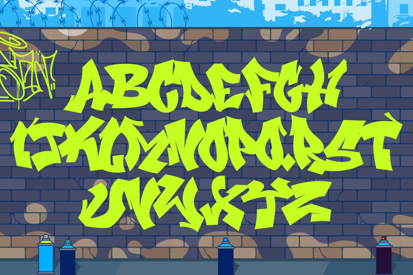 Beat Mark – Awesome Graffiti Alphabet - Cikareotype